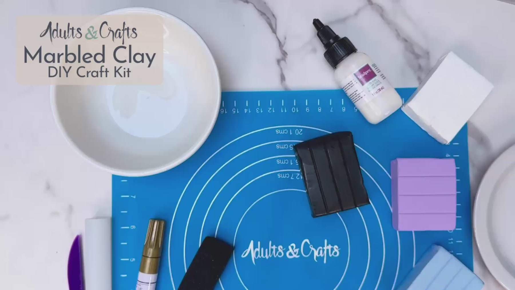Marbling Clay Kit